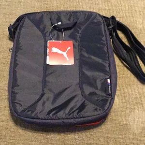 Puma | Bags | Puma Bmw Motorsport Portable Bag Blue Messenger | Poshmark